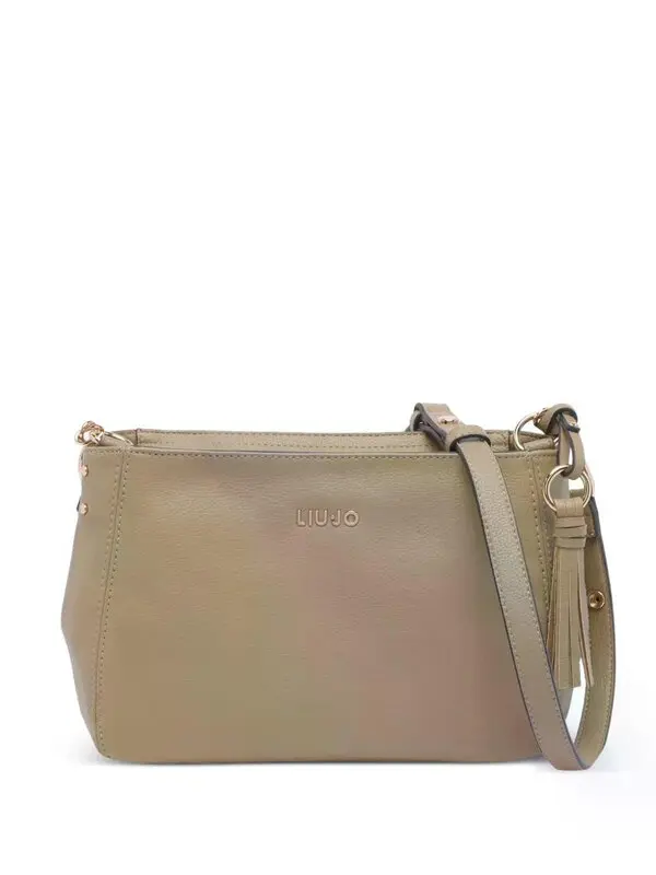 Liu Jo Logo-plaque Tassel Shoulder Bag - Neutrals