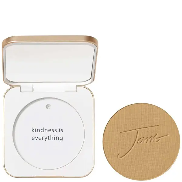 Jane Iredale Refillable White Compact And Purepressed Base Mineral Foundation Spf 20/15 - Golden Tan