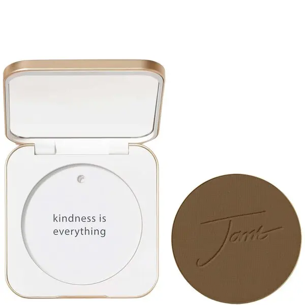 Jane Iredale Refillable White Compact And Purepressed Base Mineral Foundation Spf 20/15 - Mahogany