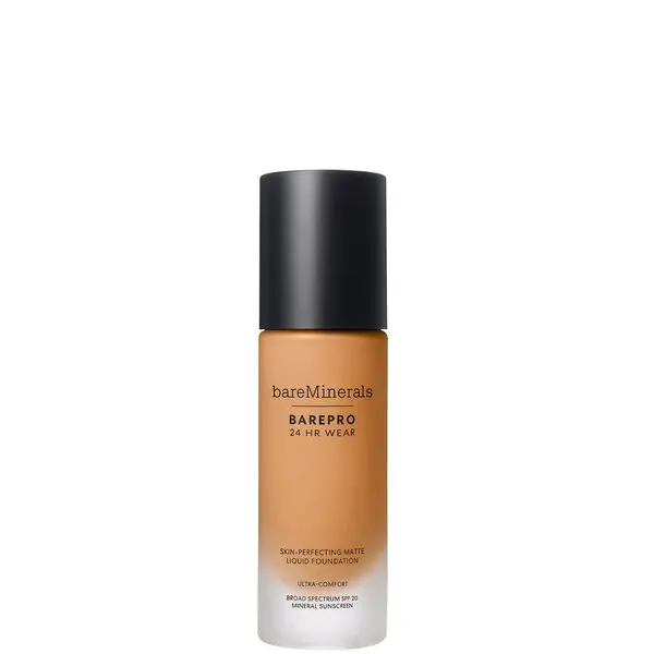 BAREMINERALS Barepro 24 Hour Matte Liquid Foundation Mineral Spf 20 - Med. Deep 40 Warm