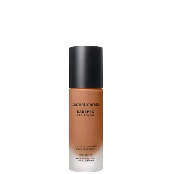 BAREMINERALS Barepro 24 Hour Matte Liquid Foundation Mineral Spf 20 - Med. Deep 45 Neutral