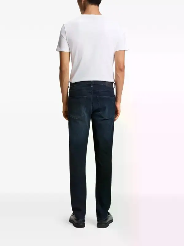 BOSS Logo Patch Straight Leg Jeans