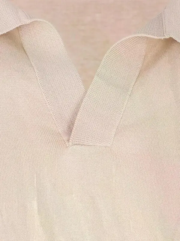 LARDINI V-neck T-shirt - Neutrals