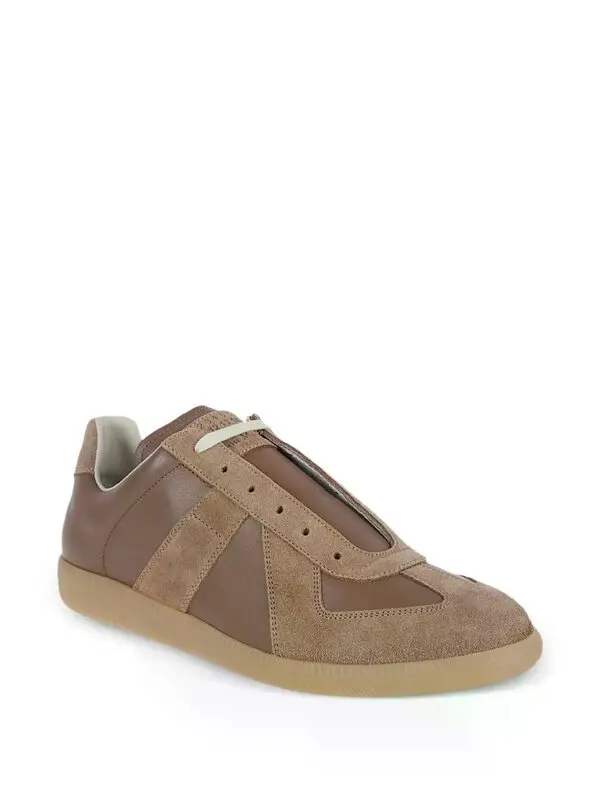 MAISON MARGIELA Replica Panelled Leather Sneakers