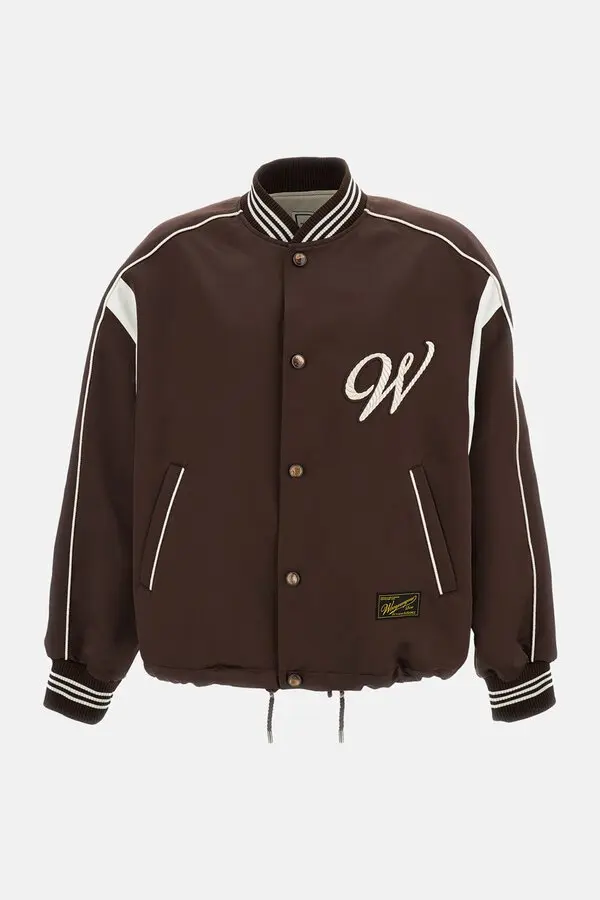 WOOYOUNGMI Baseball Jacket - Brown