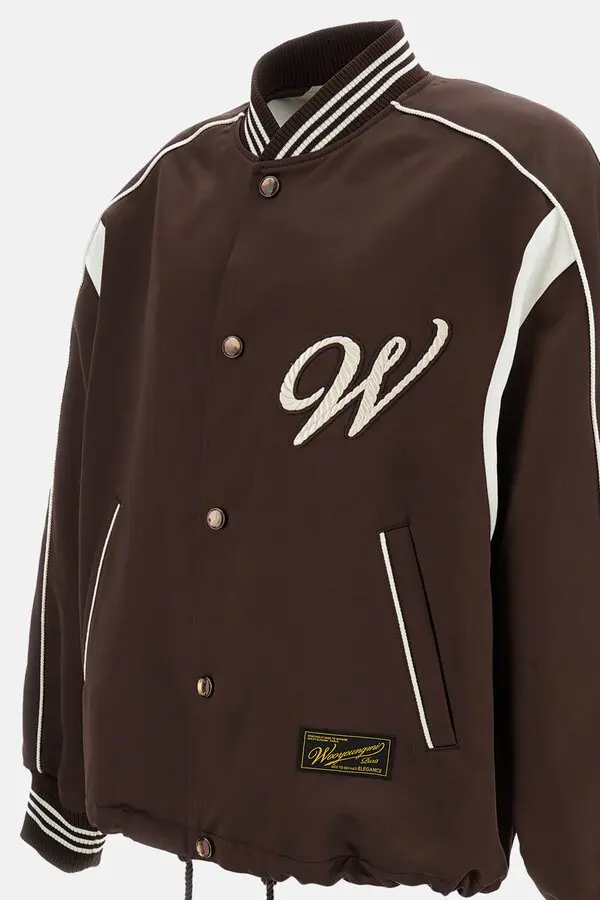 WOOYOUNGMI Baseball Jacket - Brown