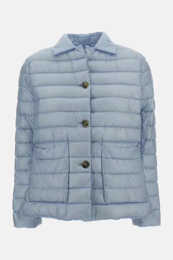 Herno Quilted Down Jacket - Sky Blue