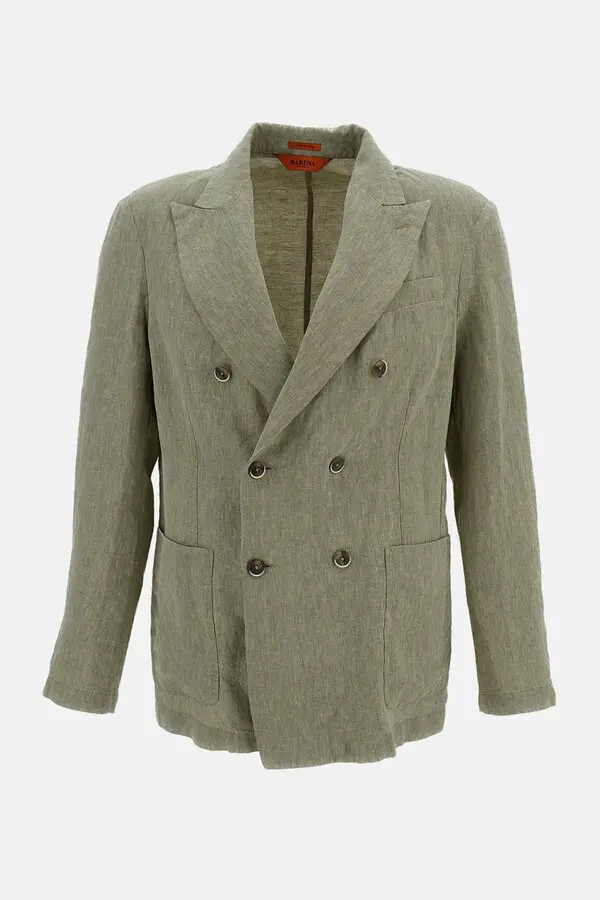Barena Venezia Siroco Linen Jacket - Green