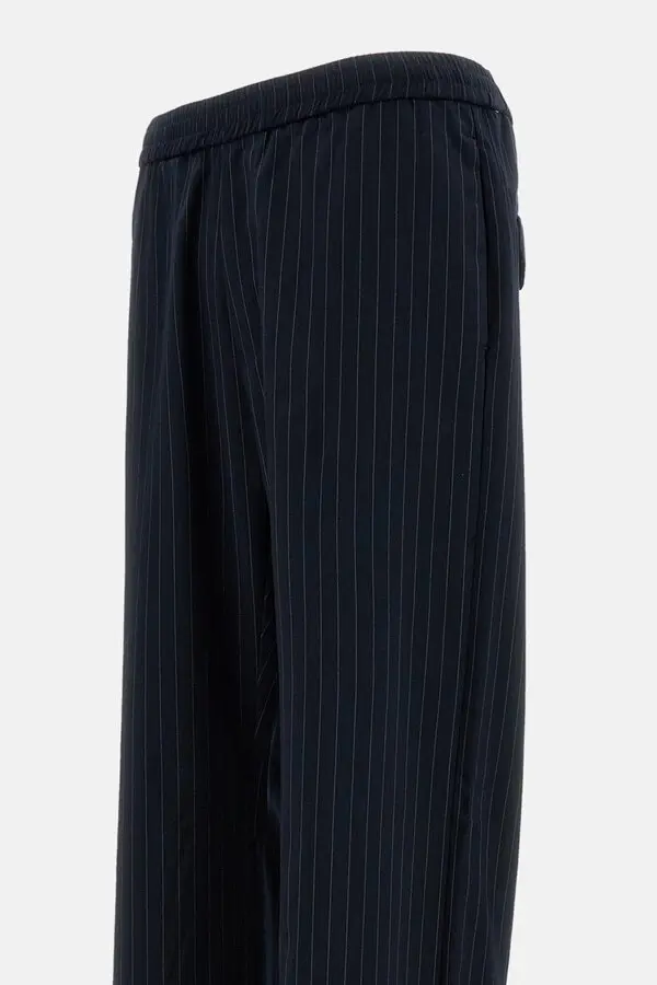 Barena Venezia Trousers In Wool With Pinstripe Pattern