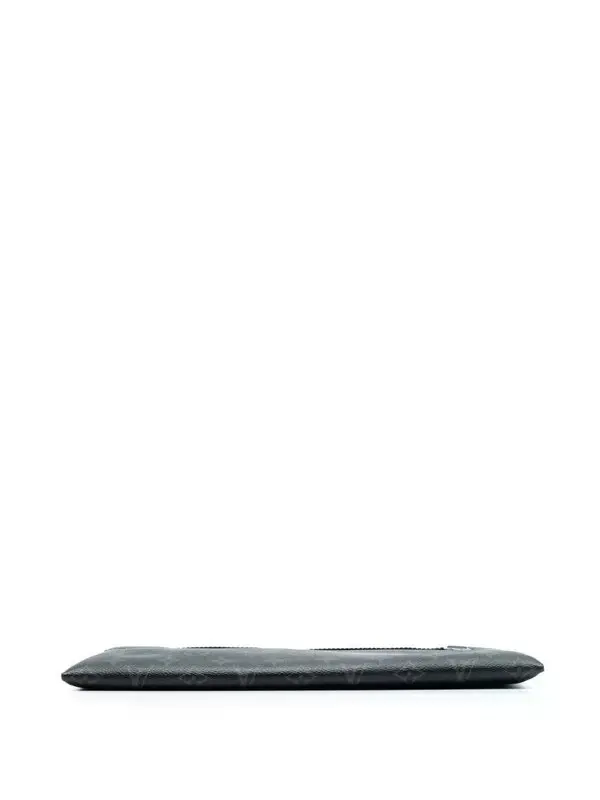 LOUIS VUITTON 2019 Monogram Eclipse Discovery Pochette Gm - Black
