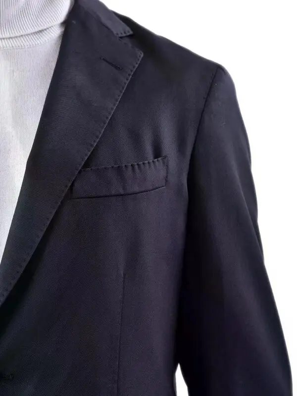 DELL'OGLIO Single-breasted Blazer - Black