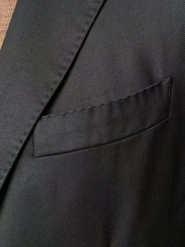 DELL'OGLIO Single-breasted Blazer - Black