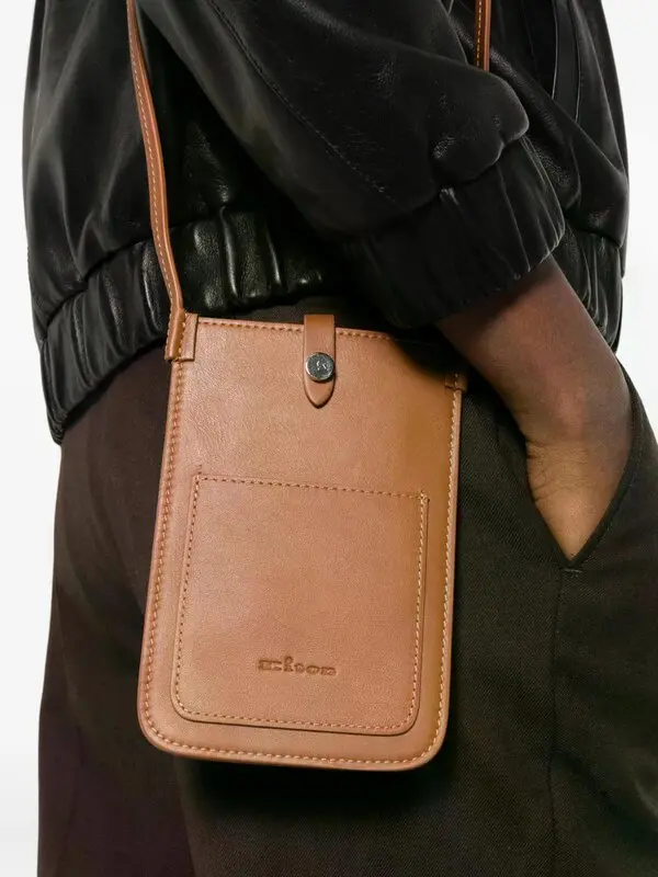 Kiton Leather Cross Body Bag