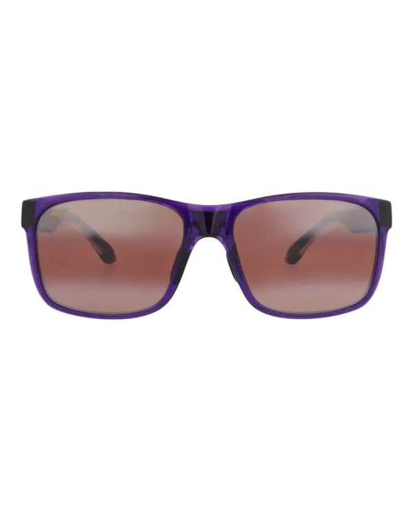 Maui Jim Square Frame Nylon Sunglasses - Purple Purple Rose (r432/28c)