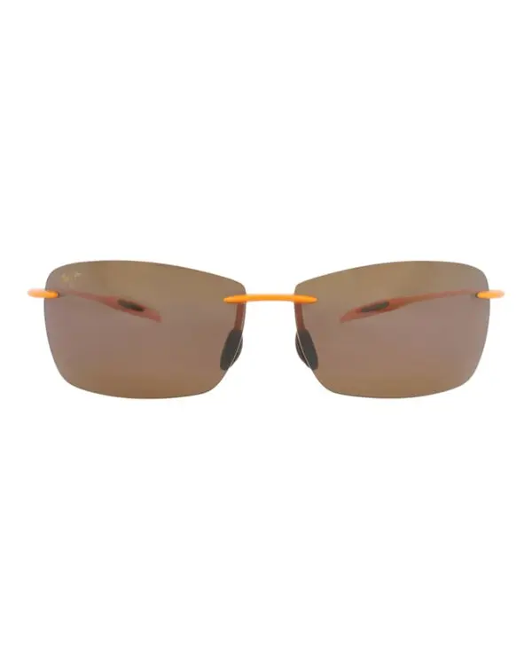 Maui Jim Shield Frame Nylon Sunglasses - Orange Orange Bronze (h423/151)