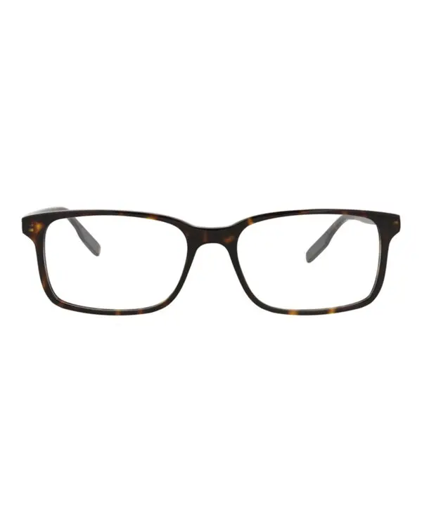 Montblanc Squareframe Acetate Optical Frames - Havana Havana Transparent (mb0152o/30010169/002)