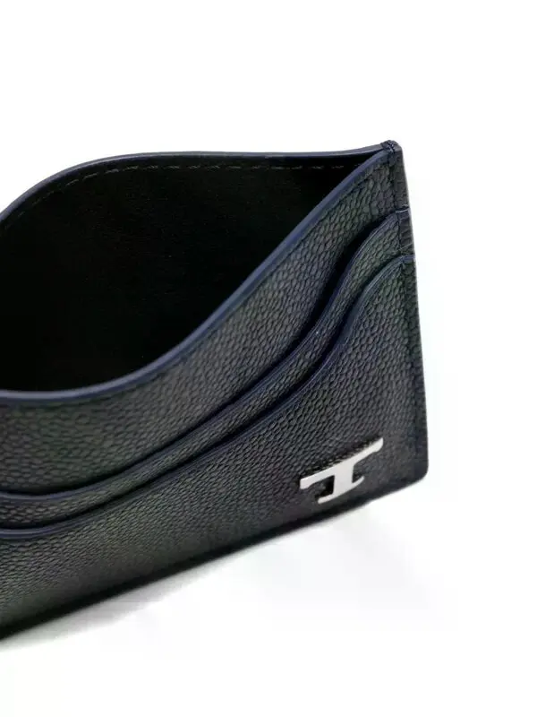 TOD'S Logo Leather Card Holder