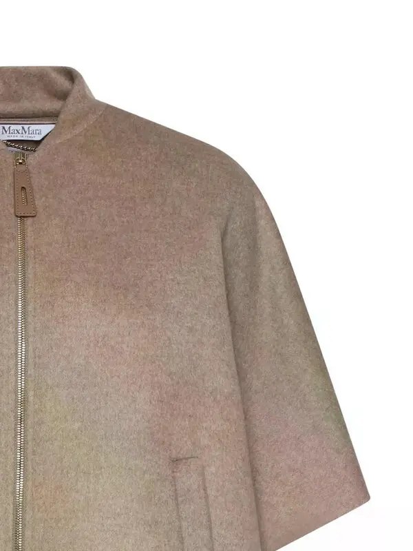 Max Mara Zip-up Cashmere Jacket