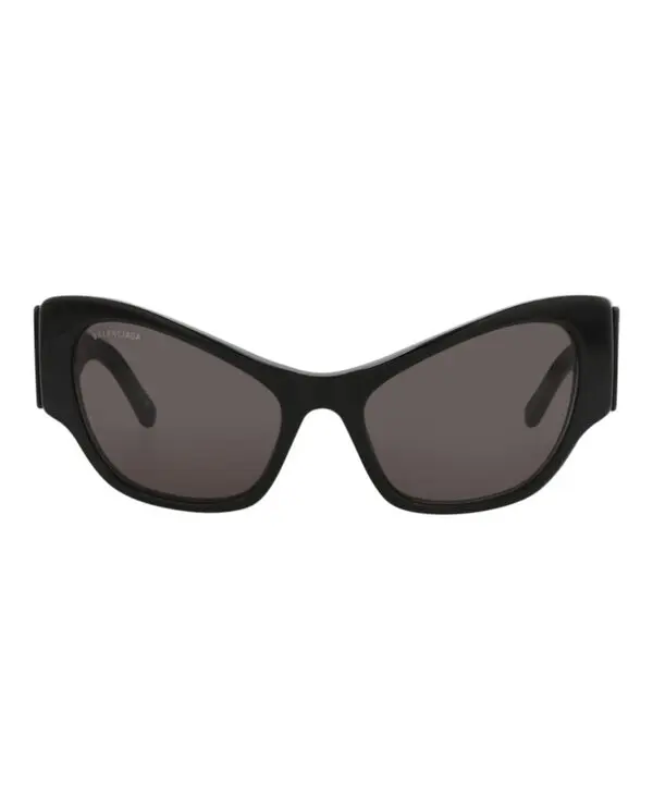 Balenciaga Cat Eyeframe Recycled Acetate Sunglasses - Black Black Grey (bb0259s/30013976/001)