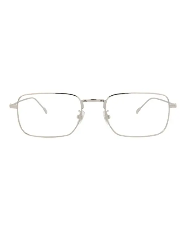 Montblanc Squareframe Metal Optical Frames - Silver Silver Transparent (mb0212o/30012094/005)