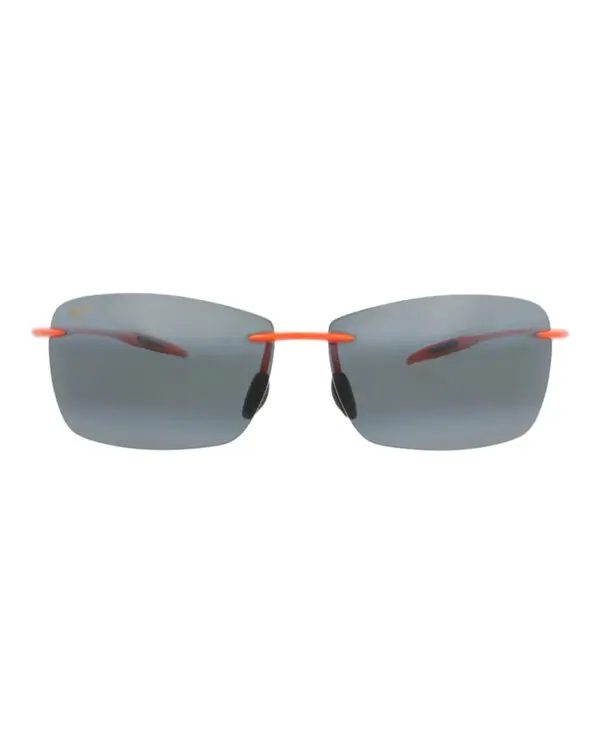 Maui Jim Shield Frame Nylon Sunglasses - Orange Orange Grey (423/172c)