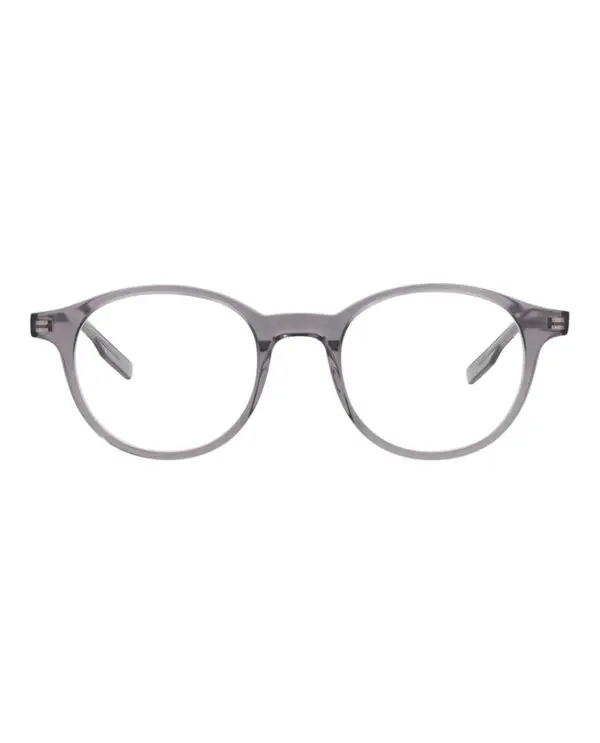 Montblanc Roundframe Acetate Optical Frames - Grey Grey Transparent (mb0154o/30010165/003)