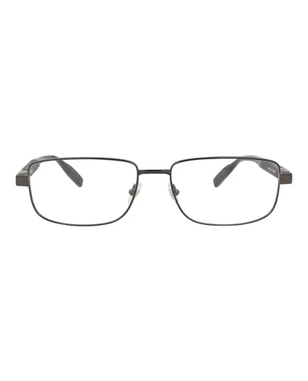 Montblanc Squareframe Metal Optical Frames - Ruthenium Black Transparent (mb0034o/30006791/004)