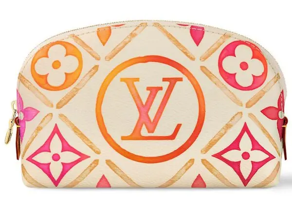 LOUIS VUITTON Pochette Cosmetique Pm - Coral