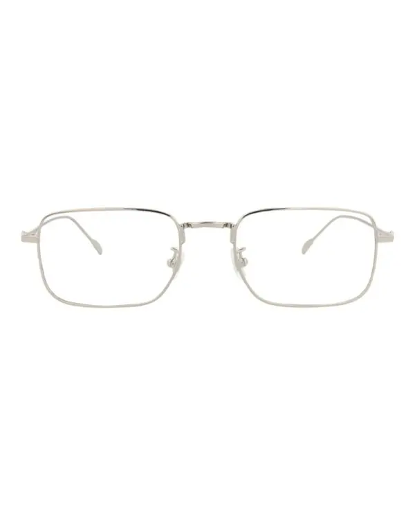 Montblanc Squareframe Metal Optical Frames - Silver Silver Transparent (mb0212o/30012094/002)