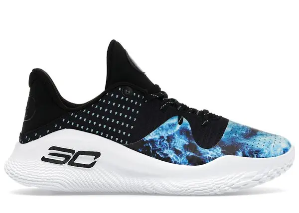 Under Armour Curry 4 Low Flotro Bruce Lee Sneakers - Black/sky Blue
