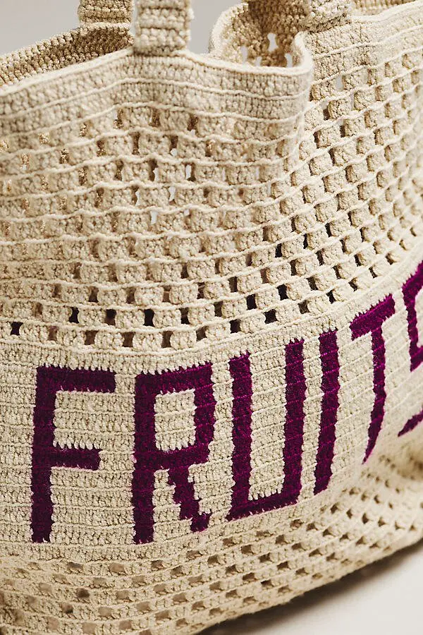 SORAYA HENNESSY Market Crochet Mesh Tote