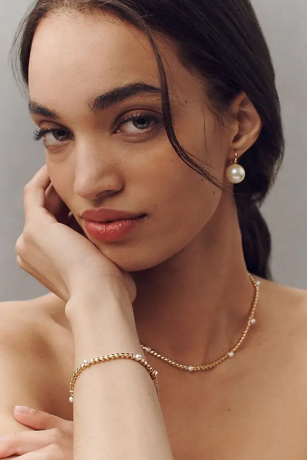 Nadri Esme Fresh Water Pearl Bracelet