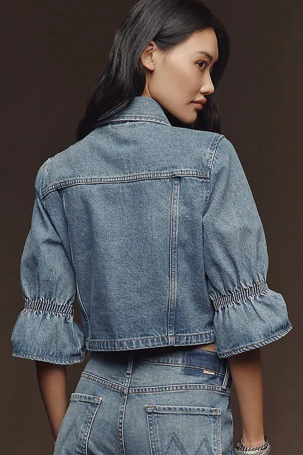 LAMARQUE Carola Cropped Denim Jacket