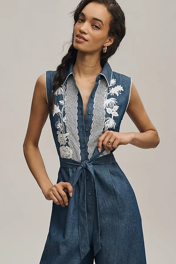 RANNA GILL Lace Jumpsuit