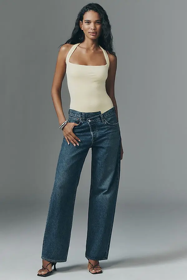 BAYSE Karlita Halter Sleeveless Bodysuit By