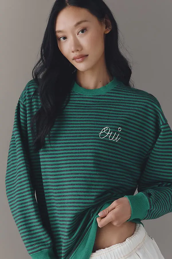 Clare V. Oui Oversized Pullover Sweater