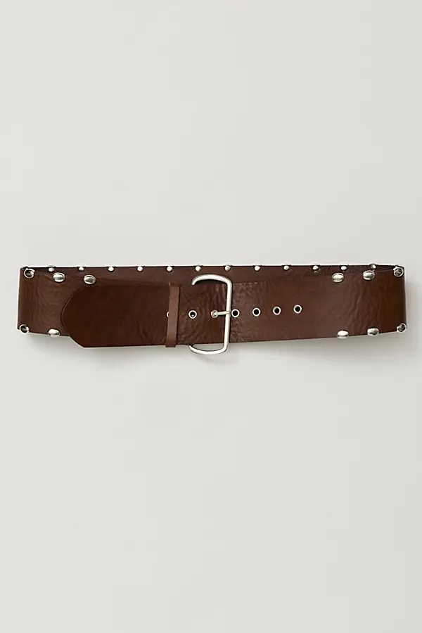 Free People Wild At Heart Hip Belt - Espresso
