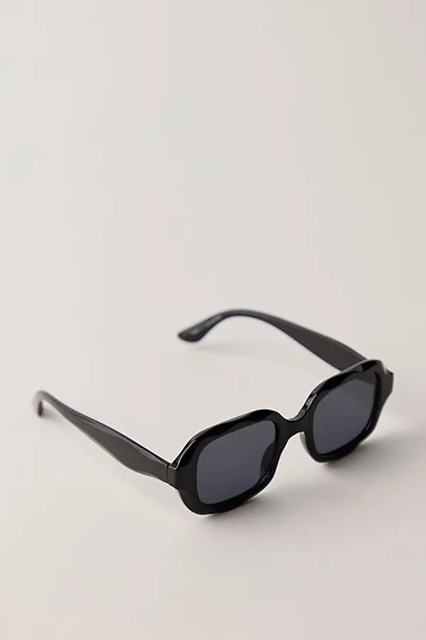 Free People Alta Square Sunglasses - Black