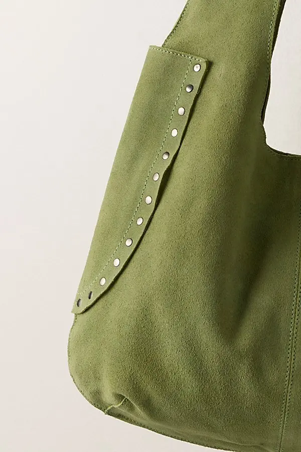 Free People Rori Suede Tote Bag With Stud Detailing