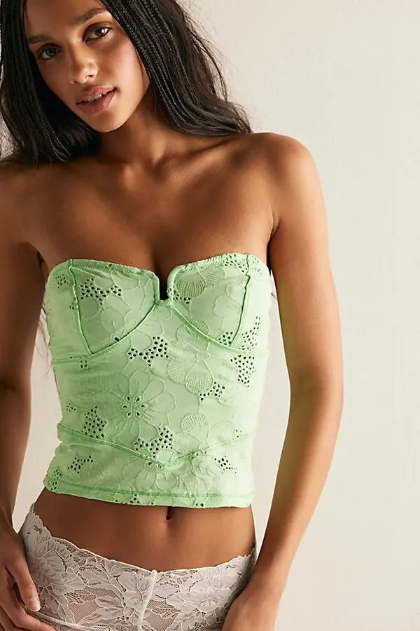 Free People Ever Afternoon Tube Top - Cucumber