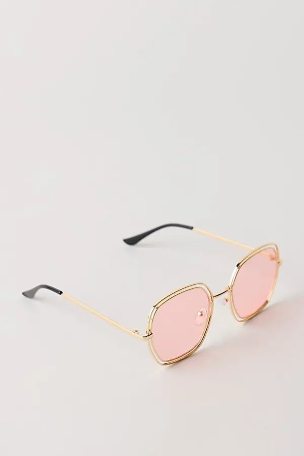 Free People Yasmine Square Sunglasses