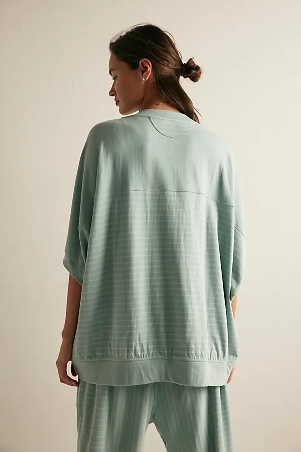 Free People Sunday Mood Pullover - April Mist