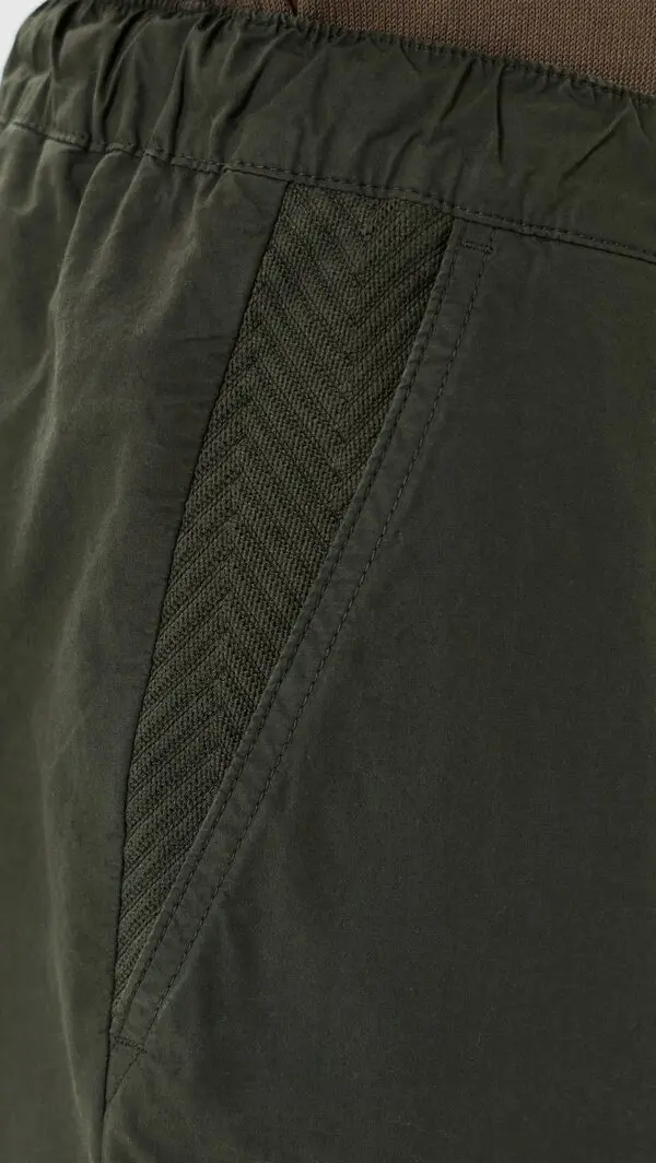 Missoni Zigzag Panel Cotton Trousers - Peat