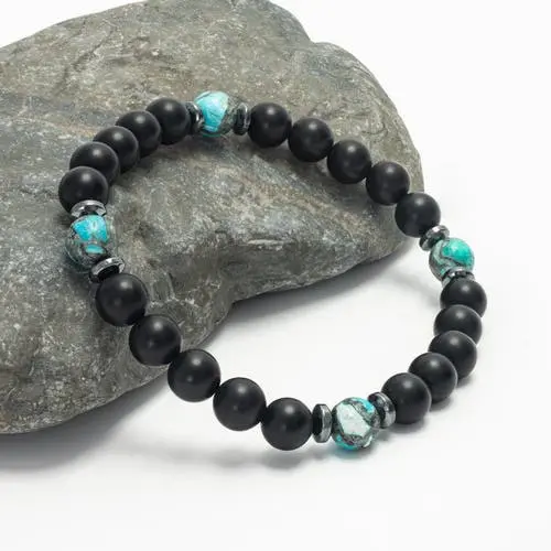 STARFISH PROJECT Emperor Stone Bracelet - Black