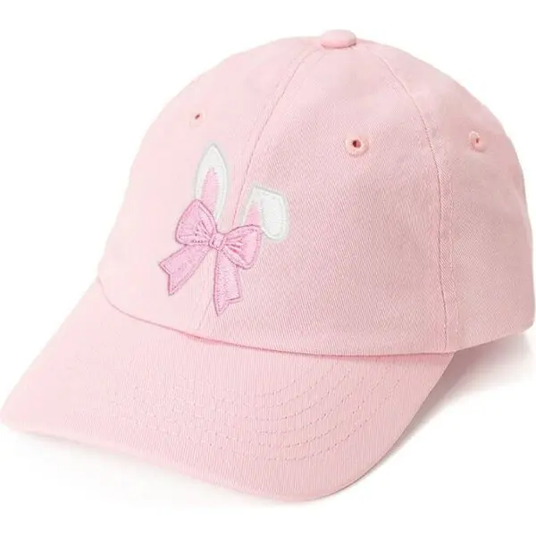 SWEET WINK Bunny Patch Baseball Cap - Ballet Pink