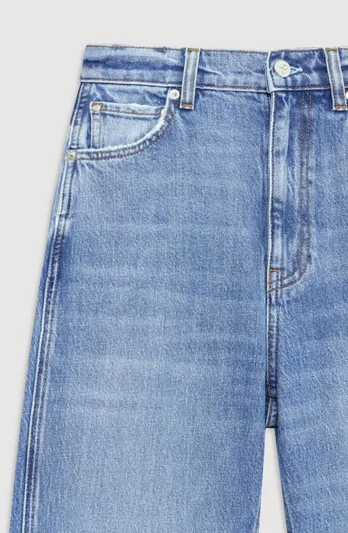 ANINE BING Jane Jean Slim Fit High-rise Denim - Cascade Blue