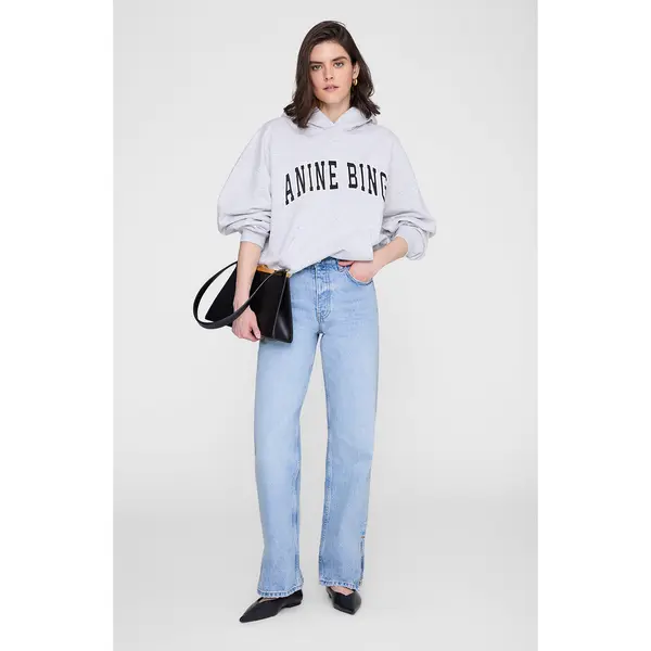 ANINE BING Harvey Classic Sweatshirt - Medium Heather Grey