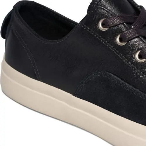 P.F. FLYERS All-american Luxe Low-top Leather & Suede Sneakers - Black