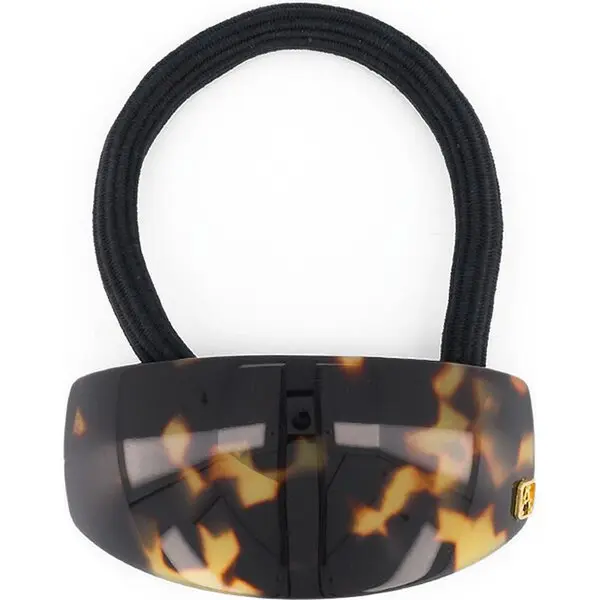 Alexandre De Paris Pont-marie Acetate Ponytail Holder - Brown