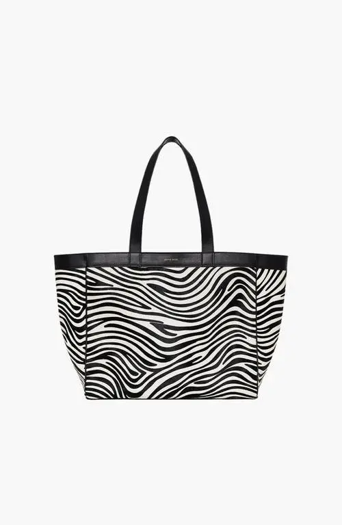 ANINE BING Rio Medium Tote - Zebra